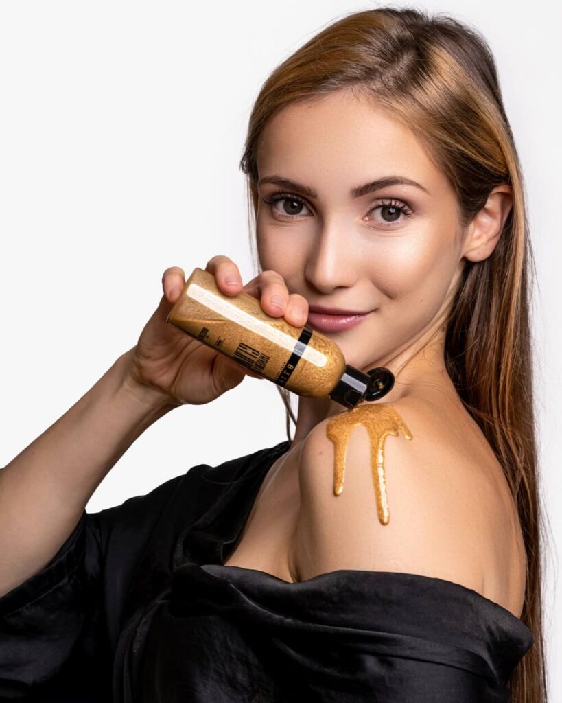 BLINK shimmering dry bronzing oil – Mazzaci ® natural cosmetics